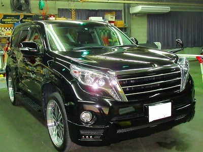 TOYOTA トヨタ ランドクルーザー・プラド TX Lパッケージ（GDJ150W－GKTEY）｜車磨き研究所の施工ギャラリー
